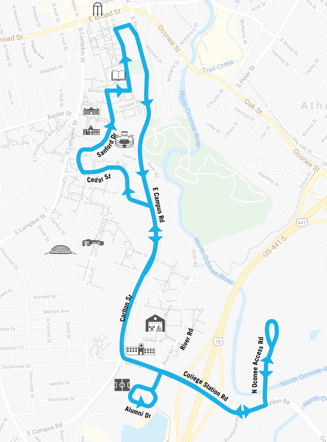 Fall/Spring Service - UGA Transportation & Parking Services