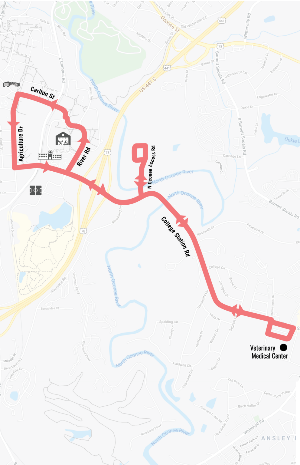 Fall/Spring Service - UGA Transportation & Parking Services