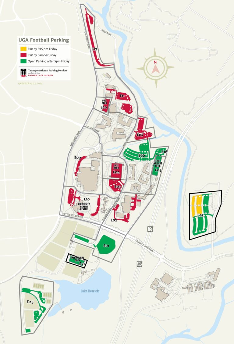 Football Parking - UGA Transportation & Parking Services